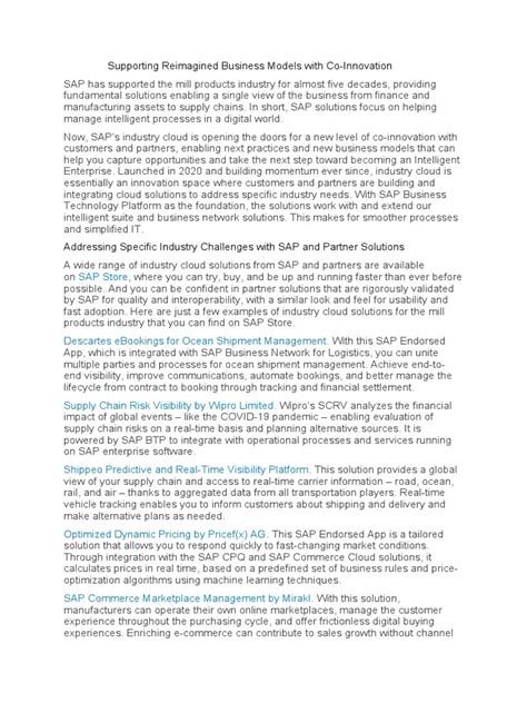 sop planning pdf cloud computing supply chain