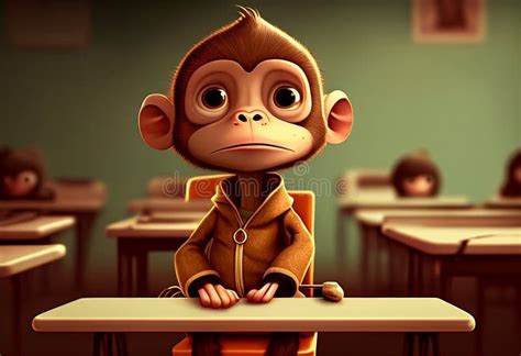 Cartoon Monkey Class