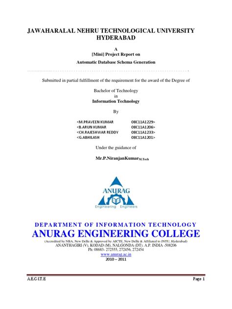 Automatic Database Schema Generation Pdf Software Testing World Wide Web