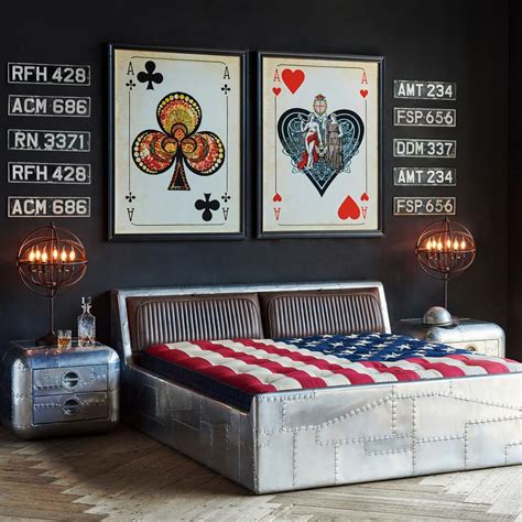 Timothy Oulton Revive Stars And Stripes Flag Bed Mattress Timothy Oulton