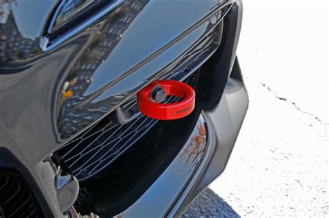 Perrin 20 25 Toyota Supra Tow Hook Kit Front Red Tow Hooks Axopros