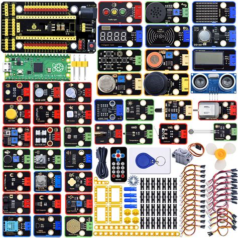 42 In 1 Sensor Kit Getting Started With Raspberry Pi Pico Development Board Basics Micropython