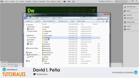Configuracion De Dreamweaver Con Xampp Server Youtube