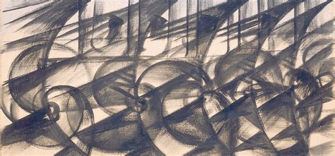 Giacomo Balla Auto Aerei E Cani Al Guinzaglio Inseguono La Velocità
