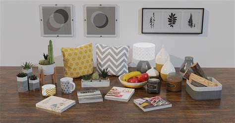 household clutter 3d interior unity asset store