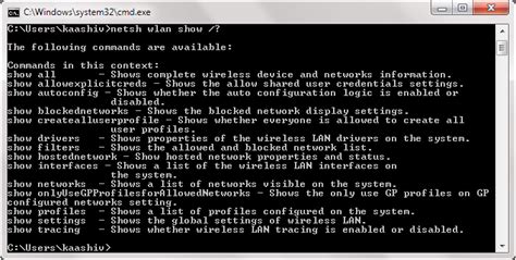 8 Cmd Commands To Manage Wireless Networks In Windows Kaashiv Infotech