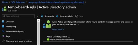 creating azure sql database aad contained database users with an spn