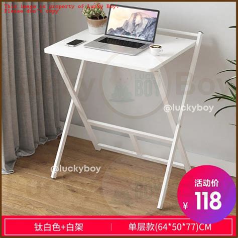 Nordic Modern Space Saving Foldable Computer Table Lazada Ph