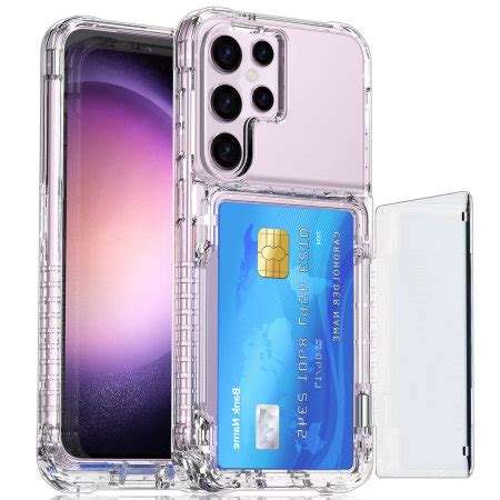 Olixar Clear Case With Card Slot For Samsung Galaxy S24 Ultra