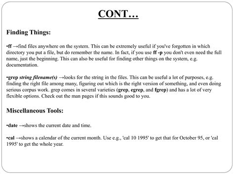 unix ppt pptx operating systems computer software and applications