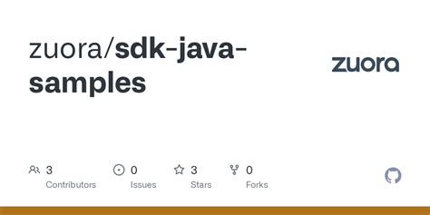 Github Zuorasdk Java Samples