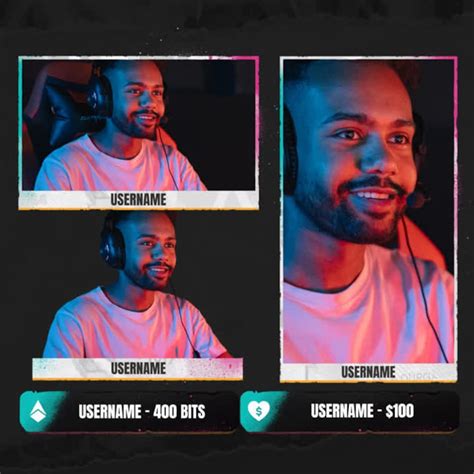 Street Animated Stream Twitch Overlays Pack Graffiti Urban Streamer Package Alerts Webcam