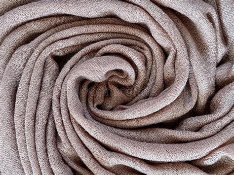 Fabric As Background In Mocha Mousse Color Of The Year 2025 With Earthy Tone Abstract Wallpaper