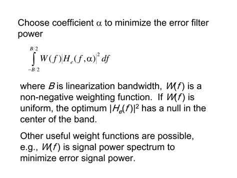 Ppt Wideband Linearization Feedforward Plus Dsp Powerpoint