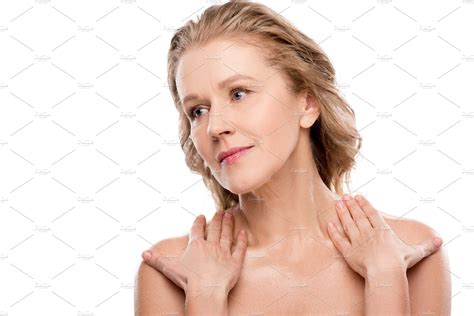 Beautiful Naked Middle Aged Woman Wi High Quality People Images