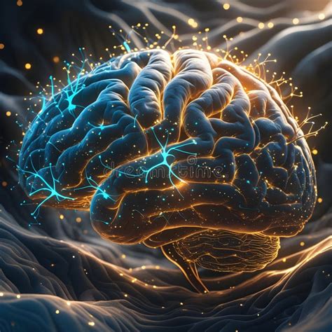 Neurons In The Brain Stock Illustration Illustration Of Nerve 371713969
