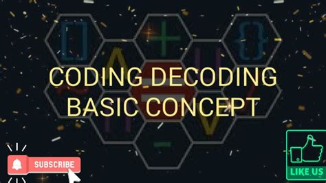 coding decoding basic concept youtube