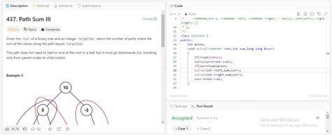 Day 24 Of 30daysofcodechallenge Path Sum Iii Mitali Goyal Posted On