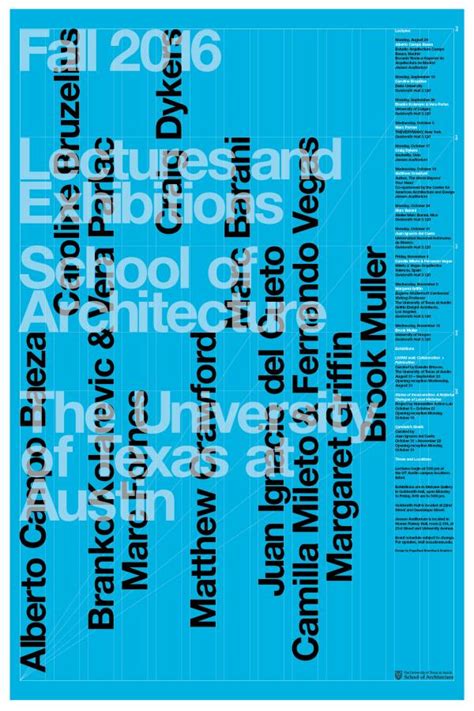 Fall 2016 Lecture Series School Of Architecture