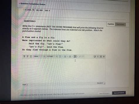 Solved Question Completion Status D 154570 86000 1240 6