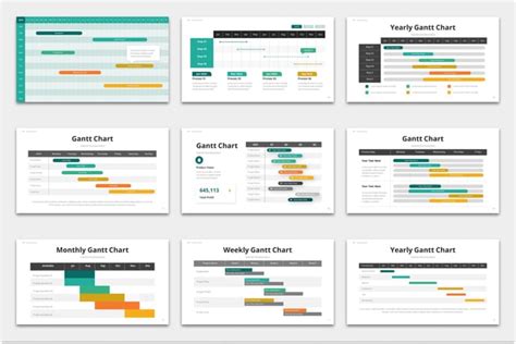 Gantt Chart Incl Gantt Chart And Chart Envato