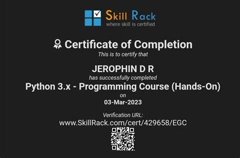 Jerophin D R Posted On Linkedin