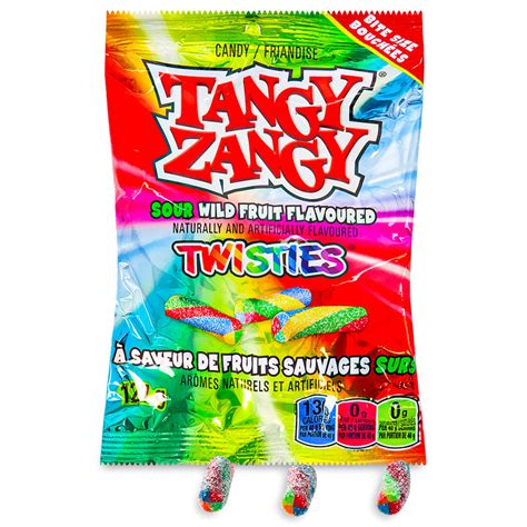 Tangy Zangy Sour Wild Fruit Twisties Candy Funhouse
