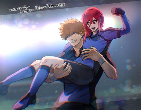 Chigiri Hyoma And Kunigami Rensuke Blue Lock Drawn By Mizuhara Aki Danbooru