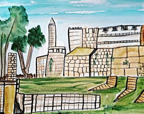 Migdal David Side View Belmont Galleries