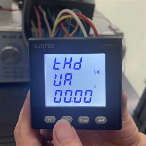 Modbus RTU RS Phase LCD Energy Meter Panel Mounted Power Meter Power Meter And