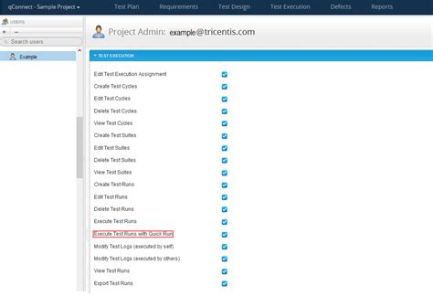 Execute Test Runs Using Quick Run