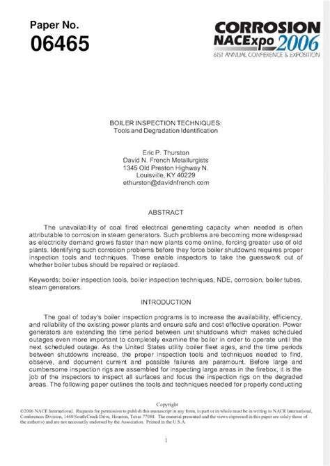 Pdf Boiler Inspection Techniques Dokumen Tips