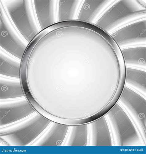 Metallic Silver Logo Background Cartoon Vector