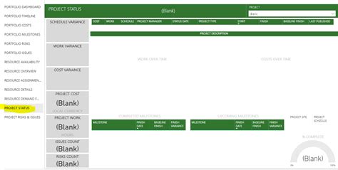 project web app updates not updating the powerbi p microsoft