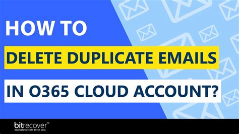 How To Delete Duplicate Emails In Office 365 Cloud Account Youtube