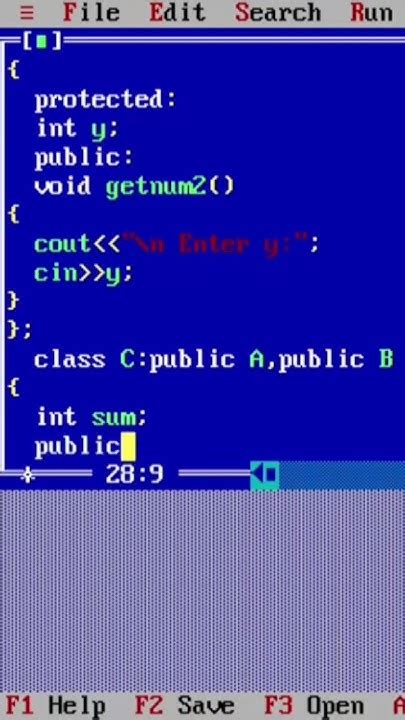 What Is Multiple Inheritance In C Coding Youtube Youtubeshorts