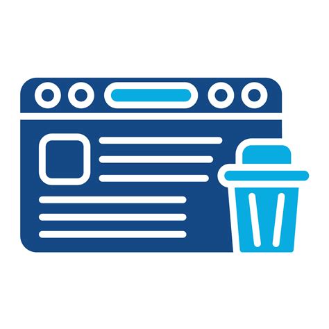 Data Erasure Glyph Two Color Icon 17610579 Vector Art At Vecteezy