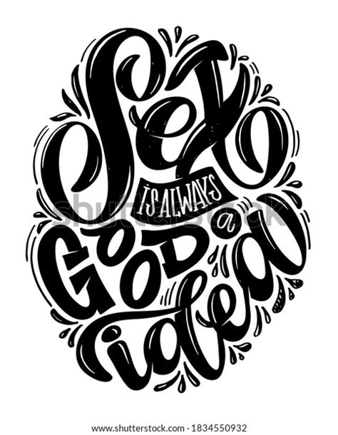 Sex Always Good Idea Cute Hand Stock Vector Royalty Free 1834550932 Shutterstock