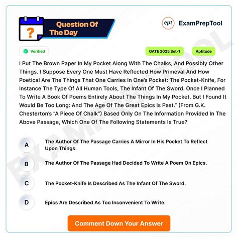 Dailyquiz Gatecse Gateda Gate2026 Gate2027 Ept Exampreptool