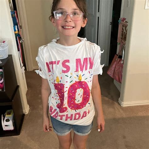 Tie Dye 10th Birthday Girl T Shirt Peace Out Single Digits Etsy