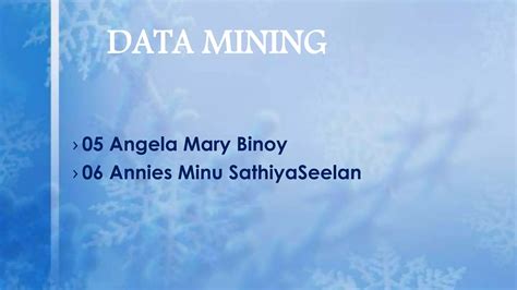 Data Mining Pptx Databases Computer Software And Applications