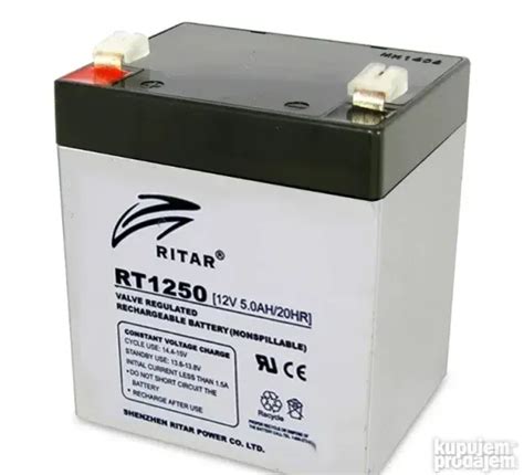 Ritar Rt1250 Olovna Vrla Baterija 12v 5ah Kupujemprodajem
