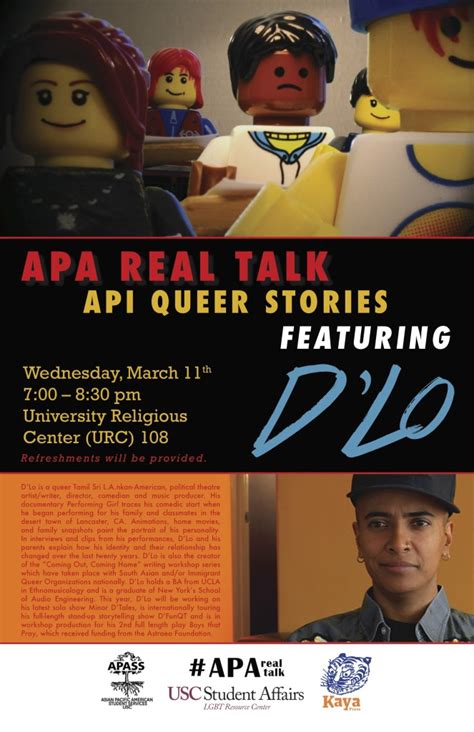 APA Real Talk API Queer Stories Present D Lo