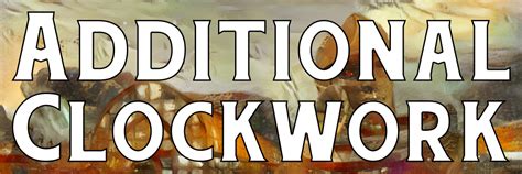 Github Bellcubedevadditionalclockwork A Skyrim Mod Adding Onto And Improving The Clockwork