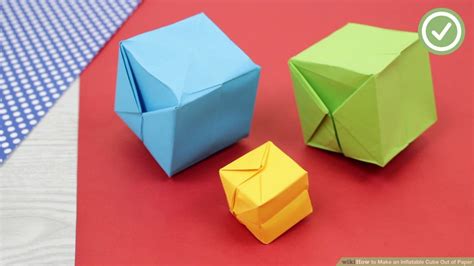 How To Make A Paper Cube Step By Step