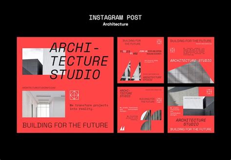 Free Psd Architecture Project Instagram Posts