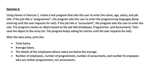 Solved Objective And Overview Work With Arraylist Work With