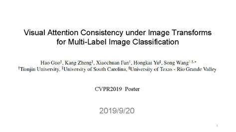 Visual Attention Consistency Under Image Transforms For Multilabel