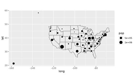 Create A Layer Of Map Borders — Borders Ggplot2
