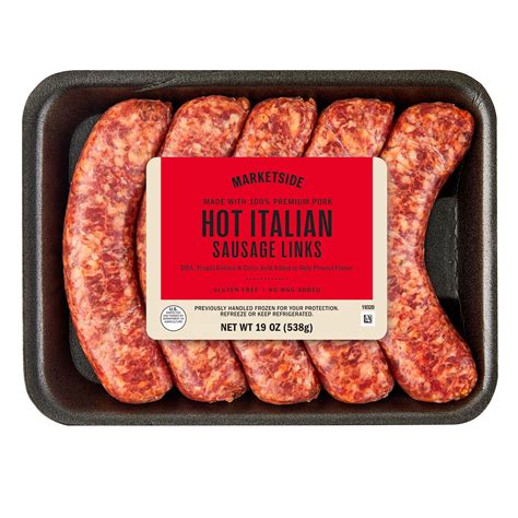 Great Value Hot Italian Sausage